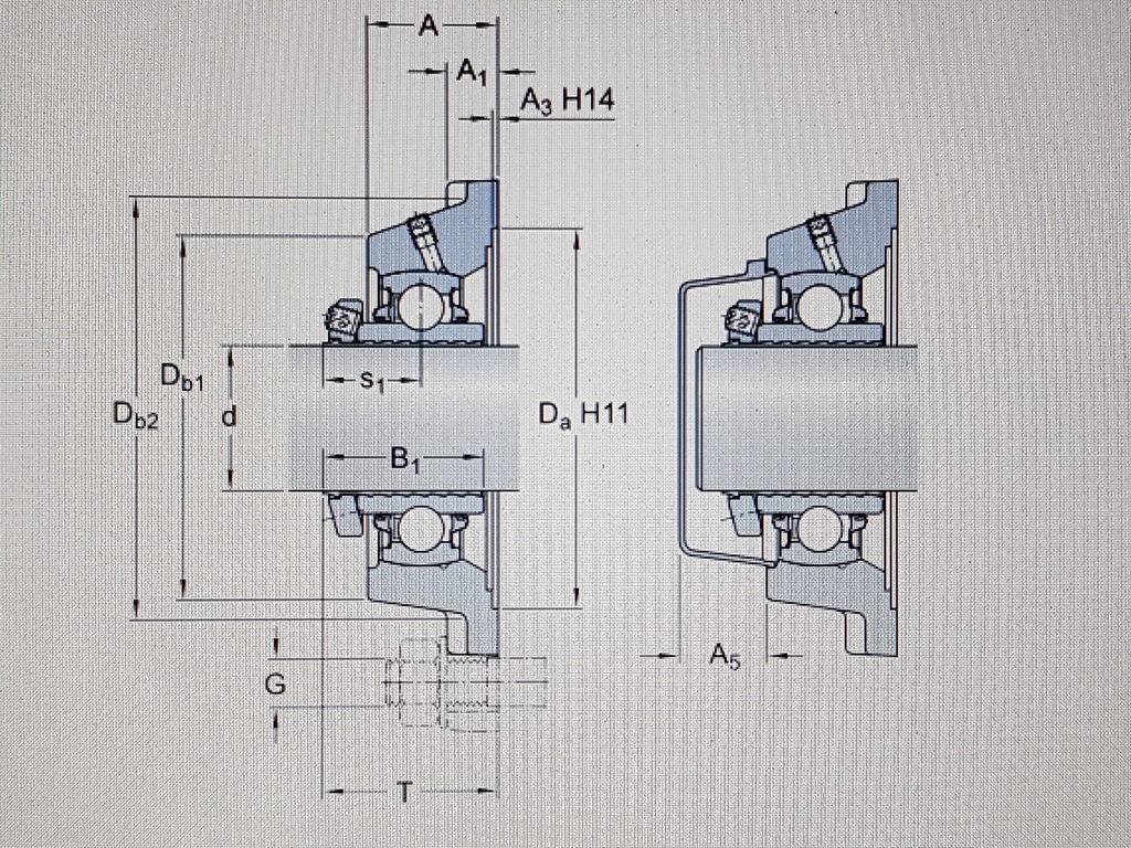 SKF FY50TF ŁOŻYSKO KOŁNIERZOWE SAMONASTAWNE UCF210 - 7494223661 ...