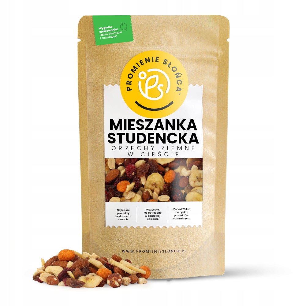 Mieszanka Studencka z ORZECHAMI ZIEMNYMI W CIEŚCE - 14124469321 - oficjalne archiwum Allegro