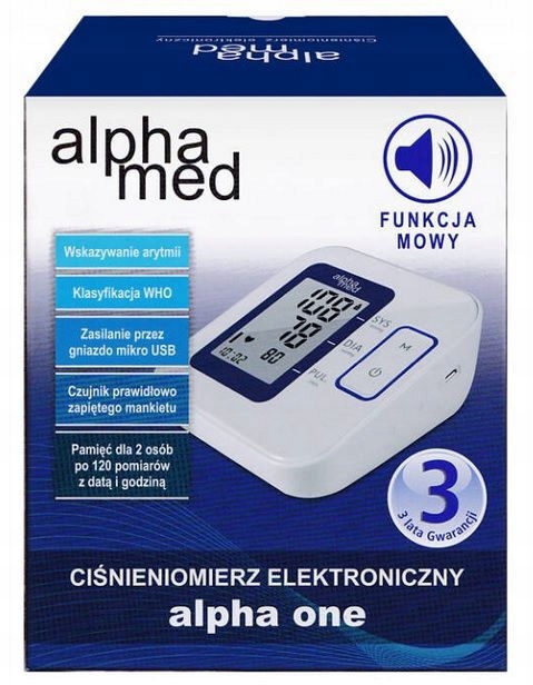 Alphamed ciśnieniomierz na ramię Alpha One B07 - 12243959868 ...
