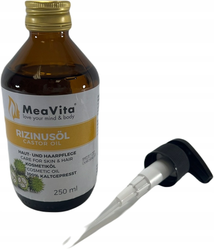 Mea Vita 100% Ekologiczny Olej Rycynowy 100 ml - 13171597894 - oficjalne archiwum Allegro