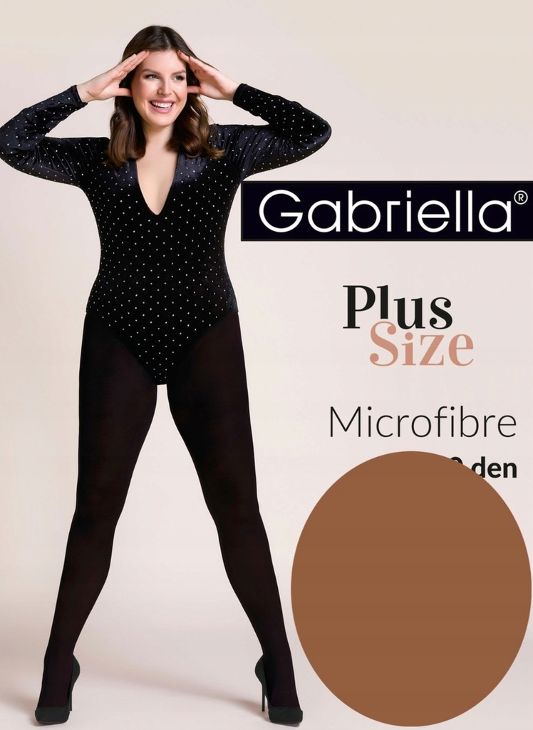 rajstopy 60den w biodrach-204cm BARDZO DUŻE! SIZE PLUS 8/9 ...