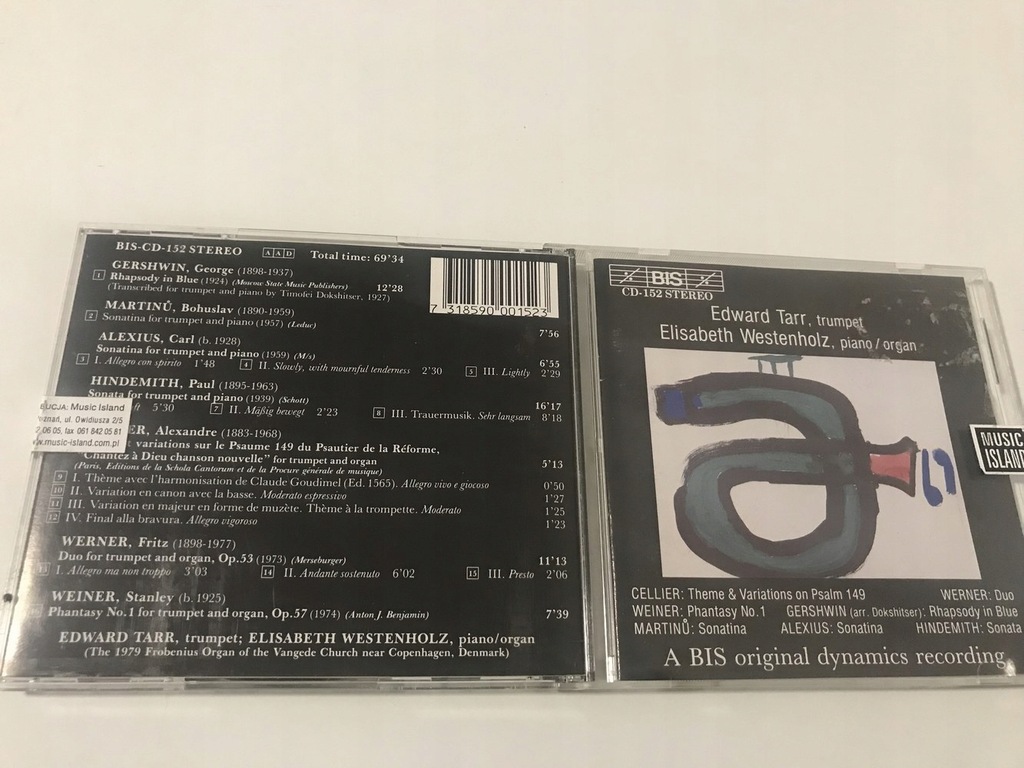 CD Edward Tarr trumpet Westenholz piano STAN 6-/6 - 12757629667 ...
