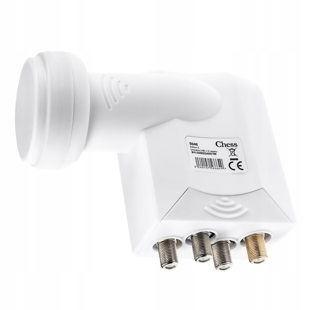 Konwerter LNB Unicable Quad CHESS 5 Edition + TRIP - 10922419560 - oficjalne archiwum Allegro