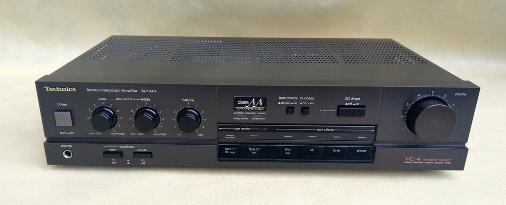 Wzmacniacz Stereo Technics SU-V40 - 13203358346 - oficjalne archiwum Allegro