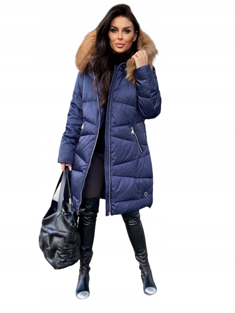 Kurtka puchowa zimowa damska z jenotem Dankoff klasy Premium ...