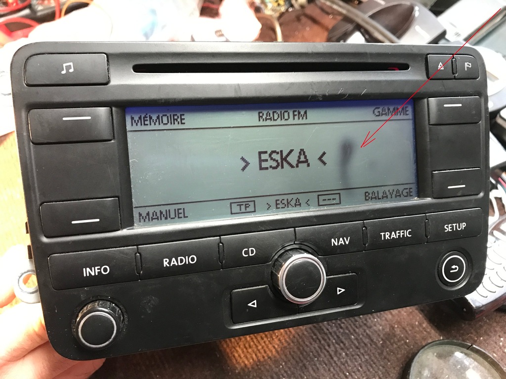 VW RADIO NAWIGACJA 1K0035191E TOURAN PASSAT B6 - 7270103008 - oficjalne archiwum Allegro