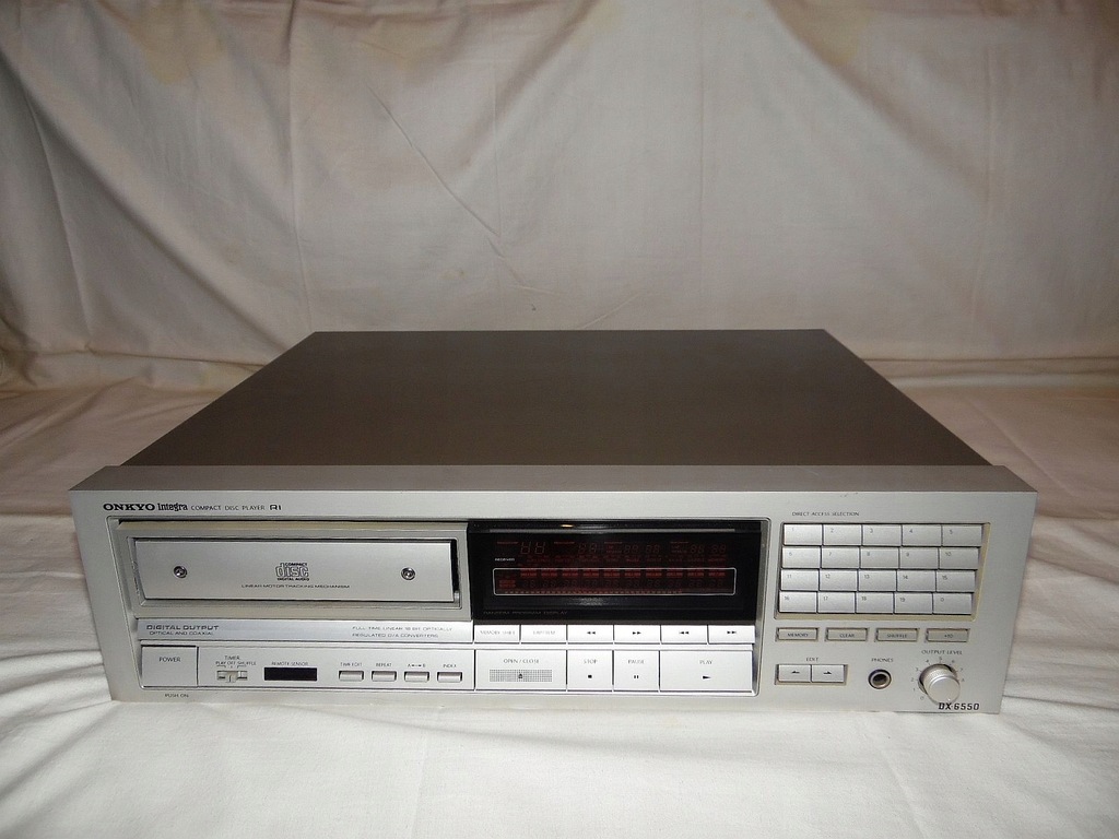 Odtwarzacz CD ONKYO Integra DX-6550 Transp-Optor - 12613462942 ...