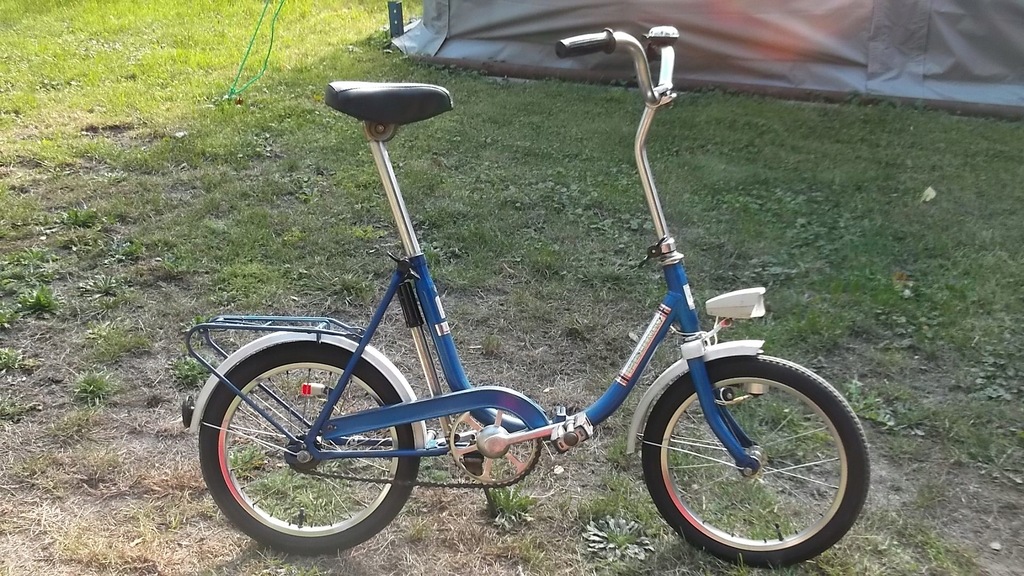 ROWER ROMET PELIKAN LUX SKŁADAK KOŁA 16 RP.1987 - 7605277107 ...