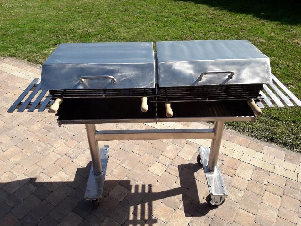 Gastronomiczny grill cateringowy!! nierdzewny!6 mm - 7546970570 ...