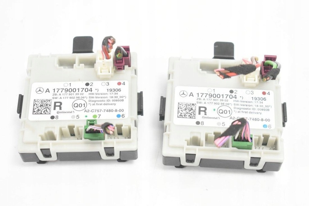 MODUŁ DRZWI TYŁ A1779001704 MERCEDES W177 A-KLASA - 12767203327 ...