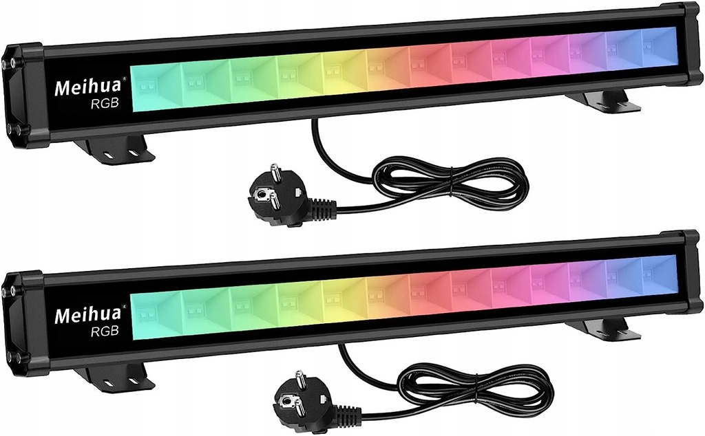 LISTWA MEIHUA BELKA LED RGB 42 W PILOT x 2 szt. - 13897360928 ...