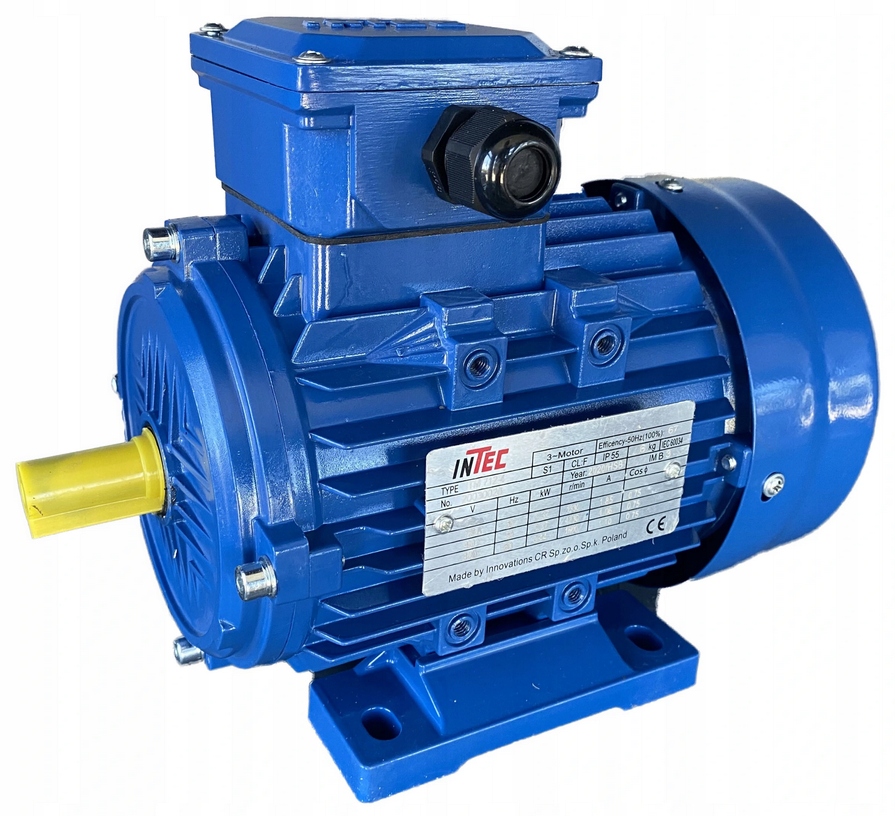 Silnik elektryczny 1,1kW 1400 obr/min. 80 B3 - 12357338758 - oficjalne archiwum Allegro