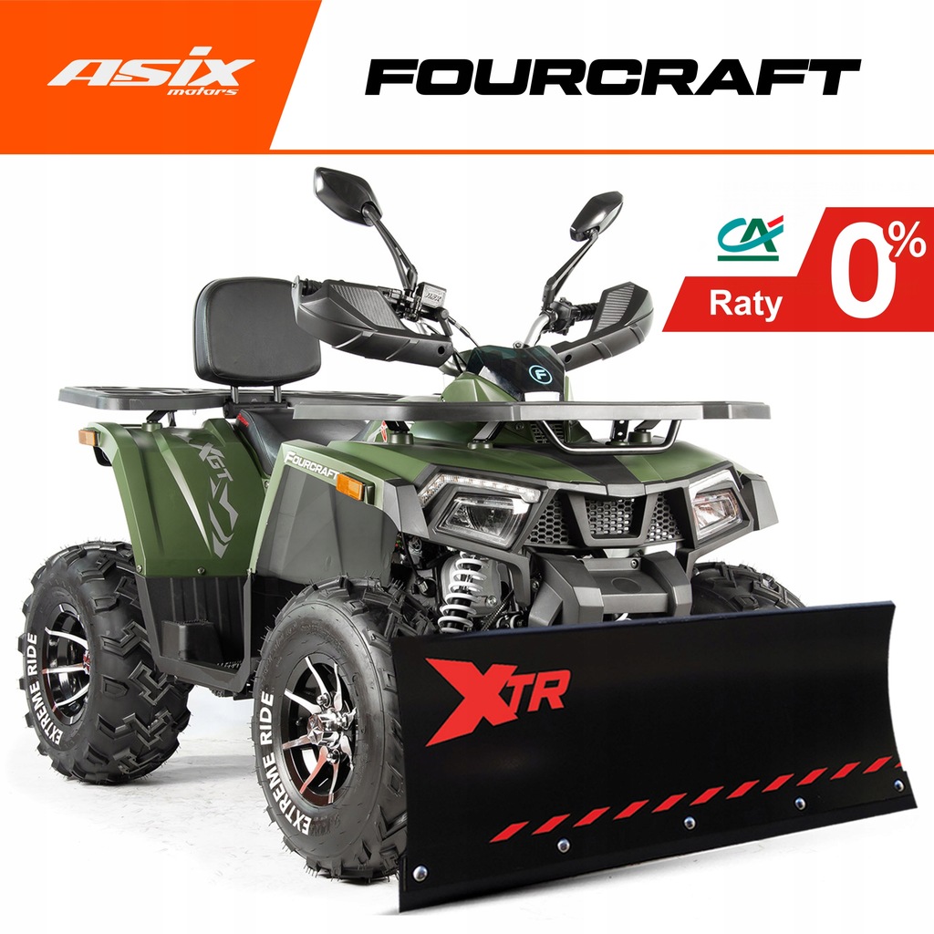 QUAD 250 ASIX FOURCRAFT FULL LED RATY PŁUG GRATISY - 12732440935 ...