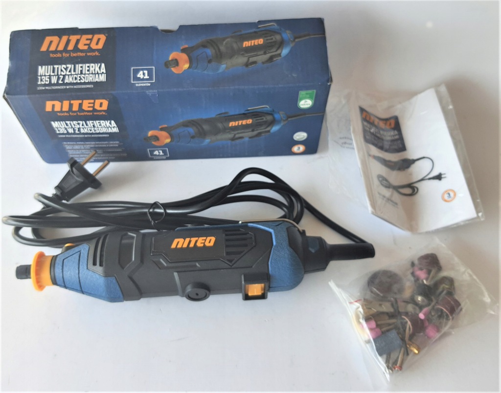 Szlifierka wielofunkcyjna Niteo Tools 135 W 230 V - 14376503410 - oficjalne archiwum Allegro