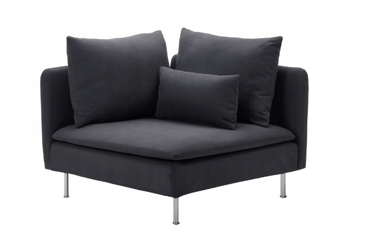 IKEA SODERHAMN Pokrycie s. narożnej,Tonerud grafit - 12459174461 ...