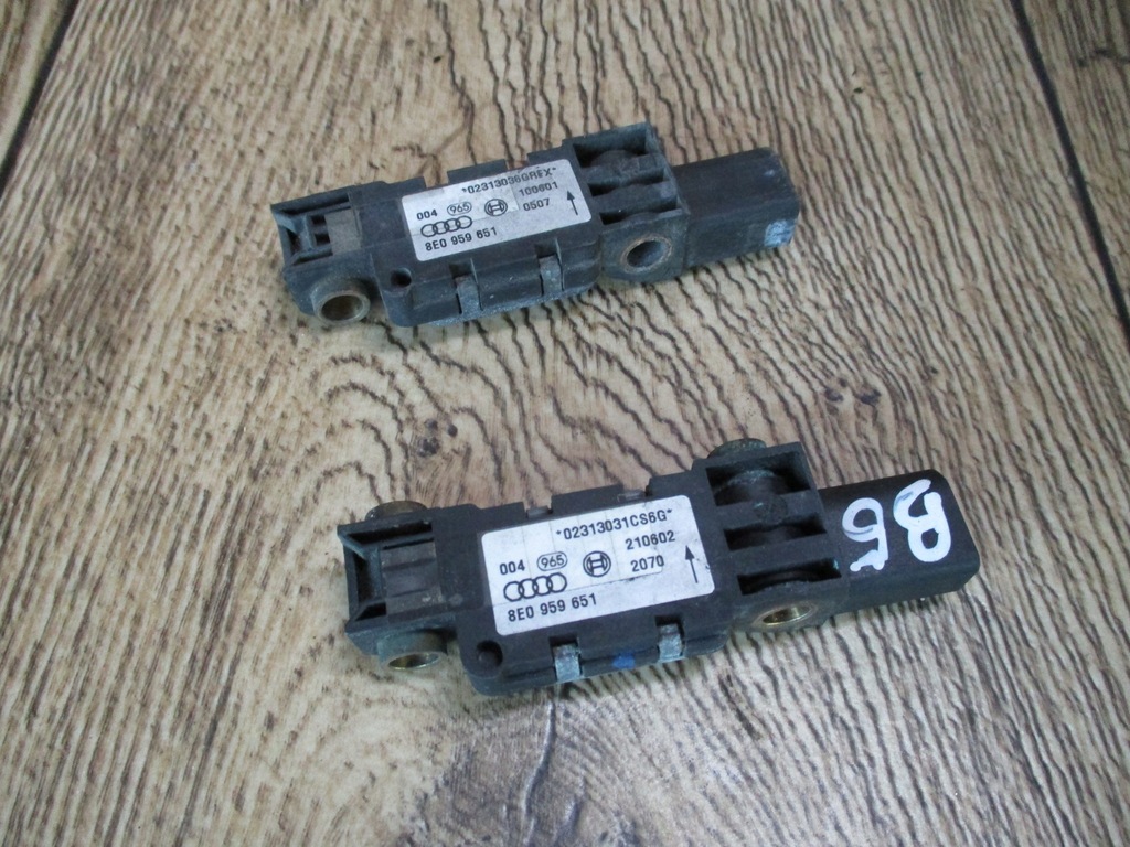 CZUJNIK AIRBAG SENSOR BOCZNY AUDI A4 B6 8E0959651 - 12166693934 ...