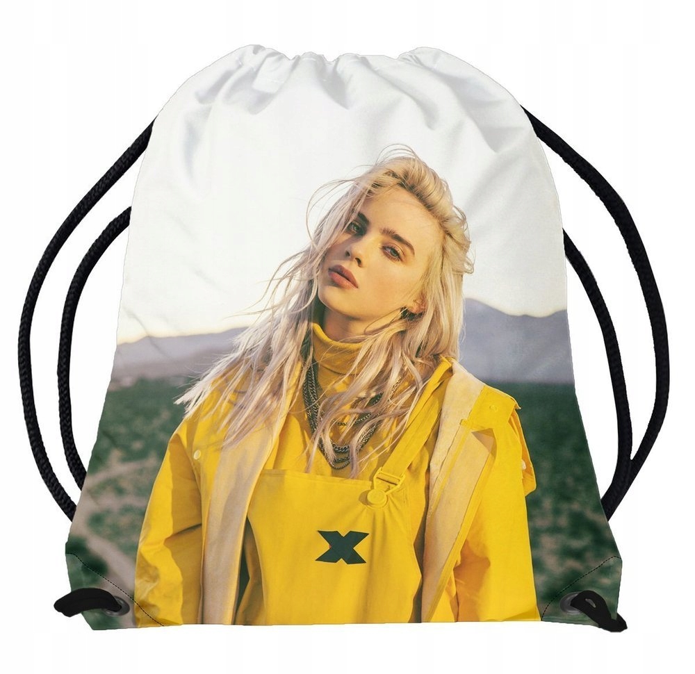 Worek FullPrint BILLIE EILISH Nowe WZORY Prezent - 8588108426 - oficjalne archiwum Allegro
