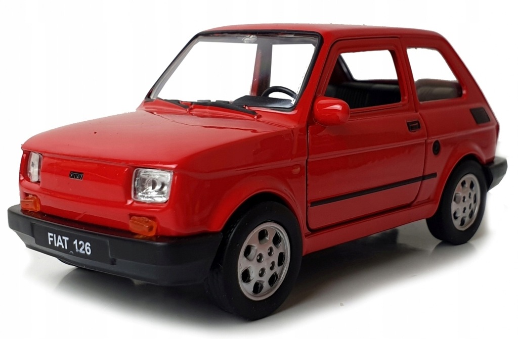 METALOWY FIAT 126p MALUCH Samochód PRL Auto Welly - 9026912932 ...