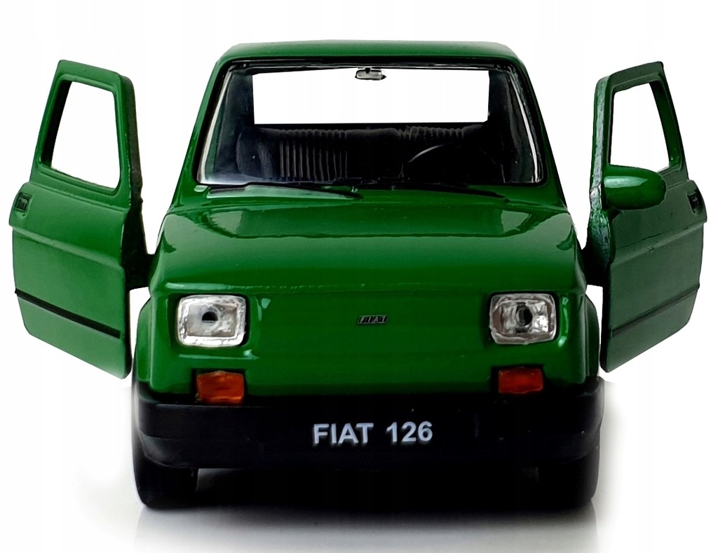 METALOWY FIAT 126p MALUCH Samochód PRL Auto Welly - 9026913681 ...