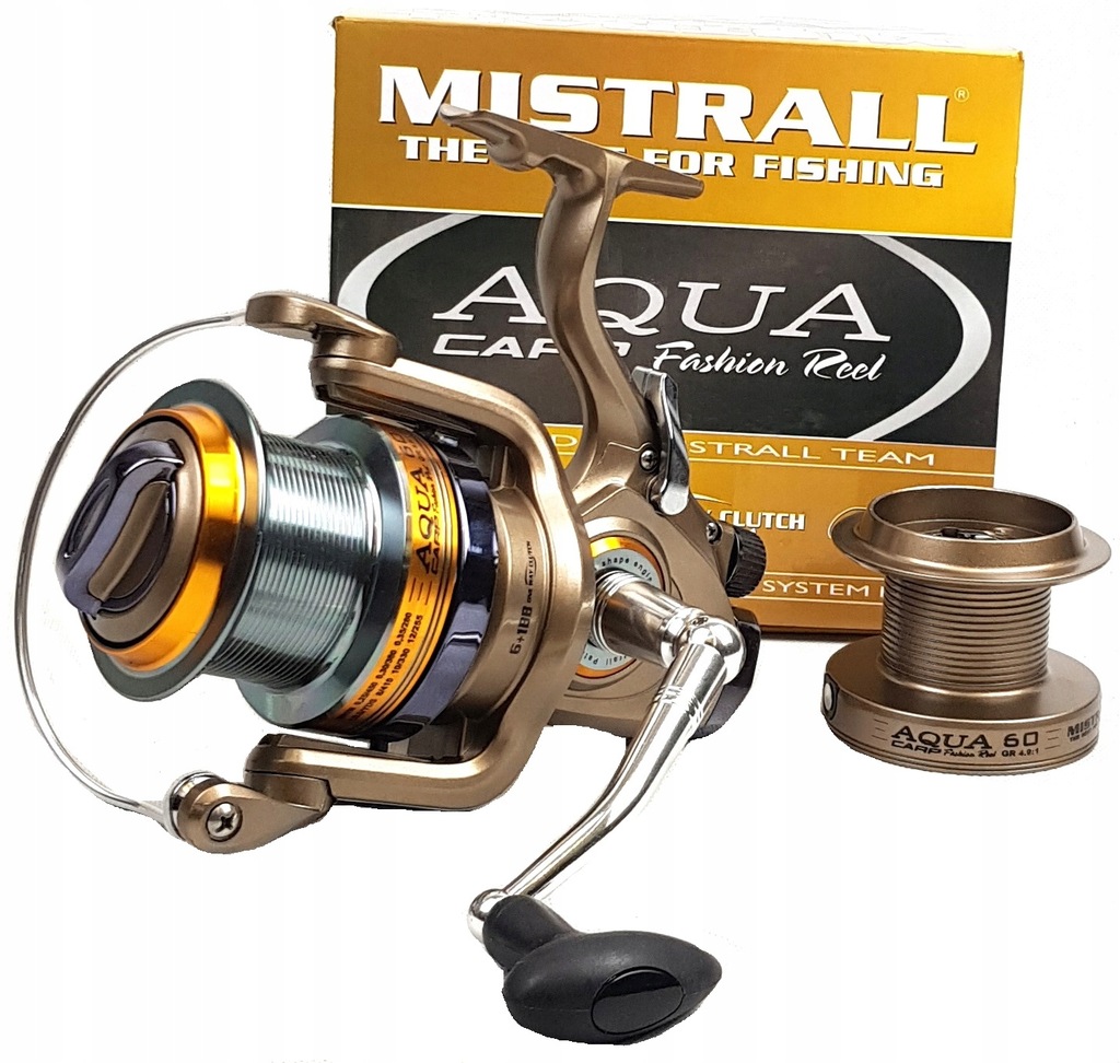 KOŁOWROTEK MISTRALL AQUA CARP FRD 60 6000 - 7972904873 - oficjalne ...