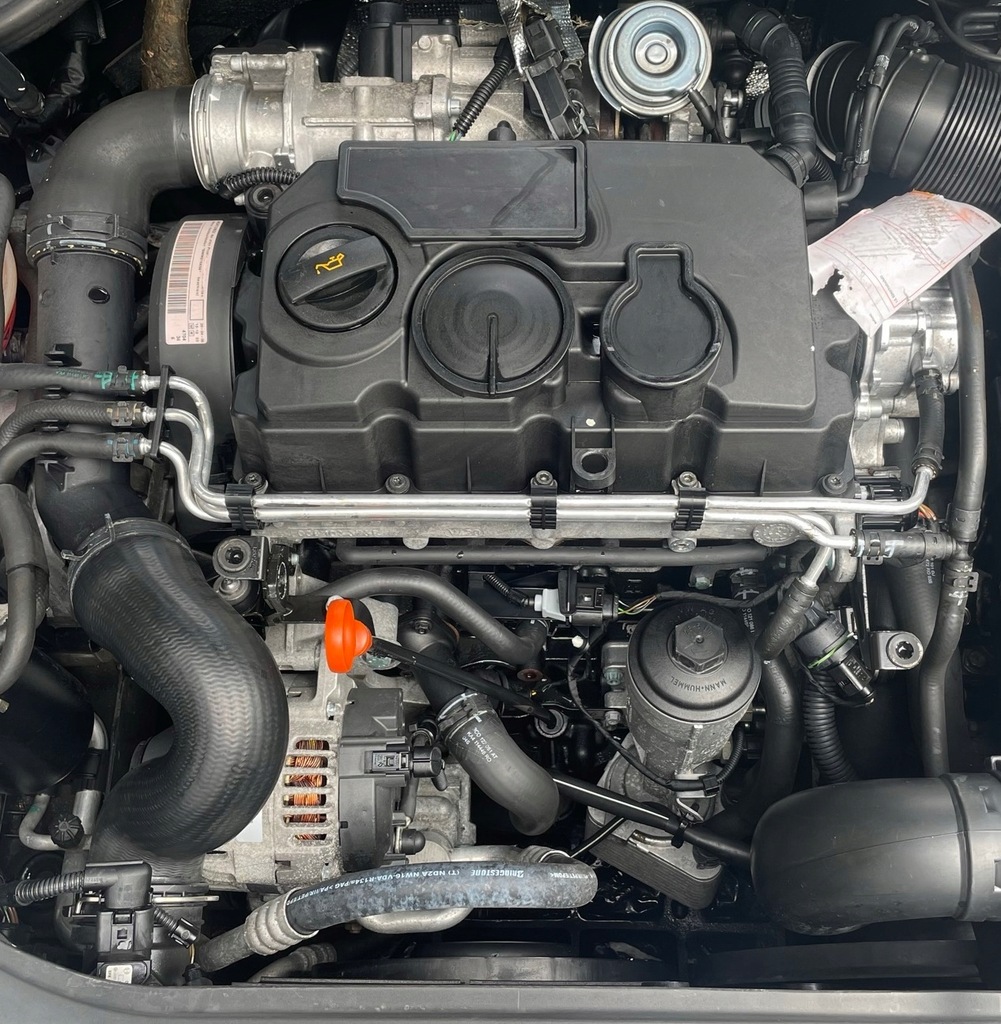 VW GOLF V 2.0 TDI SILNIK KOMPLETNY BMM 167 TYŚ KM - 12544154710 ...