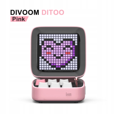 Przenośny głośnik Divoom Ditoo DIY w stylu retro - 11571361257 ...