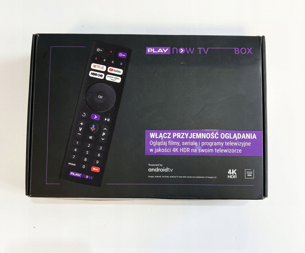 DEKODER PLAY NOW TV BOX 2 4K HDR - 11679671217 - oficjalne archiwum Allegro