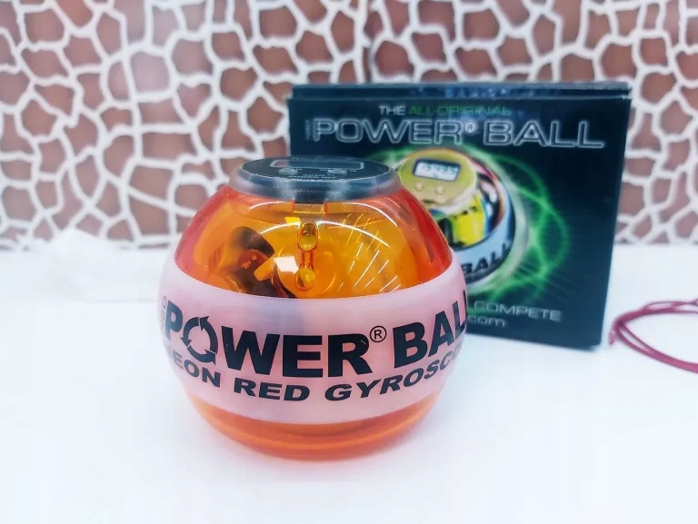 POWER BALL NEON RED GYROSCOPE SZNUREK PUDEŁKO - 12441162081 - oficjalne ...