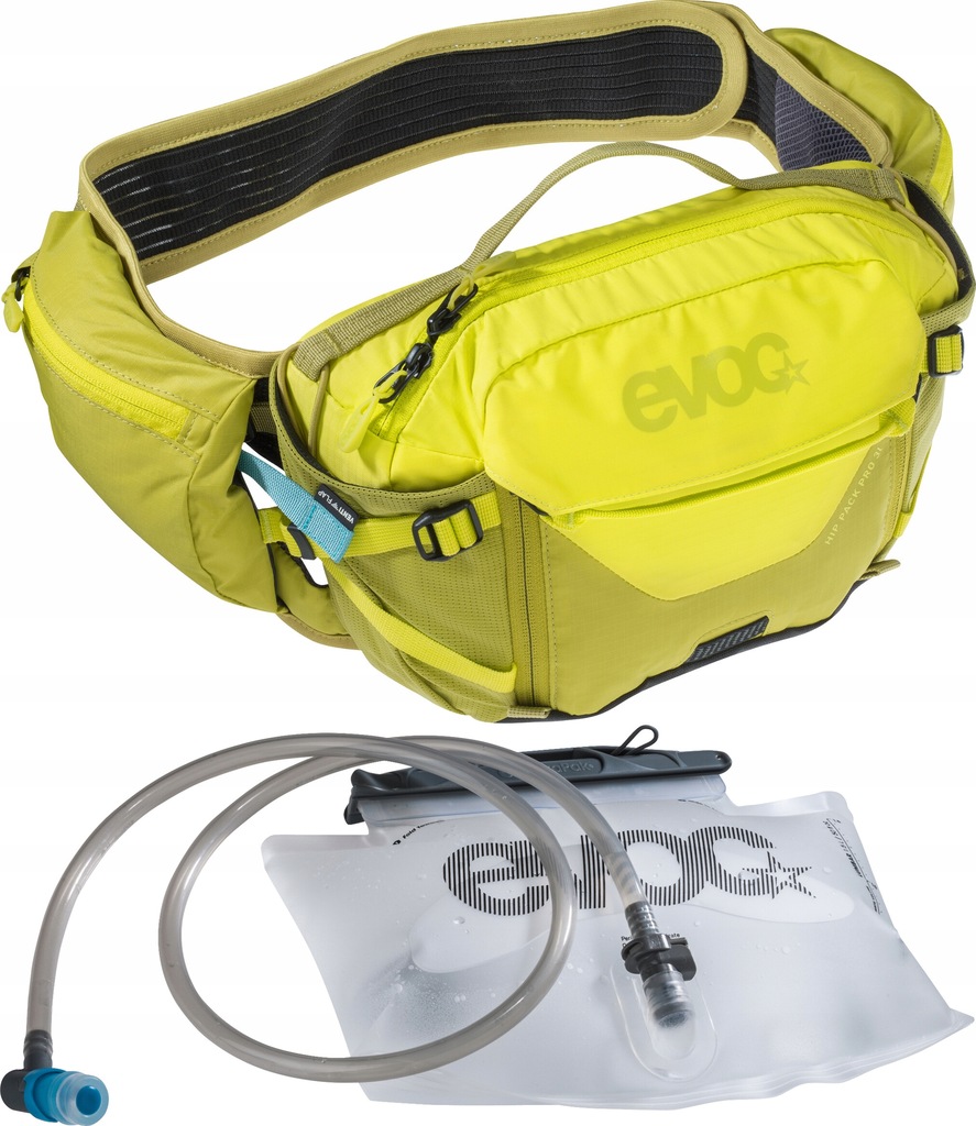 Nerka Evoc Hip Pack Pro 3L+1,5L Sulphur-Moss Green - 10037235334 - oficjalne archiwum Allegro