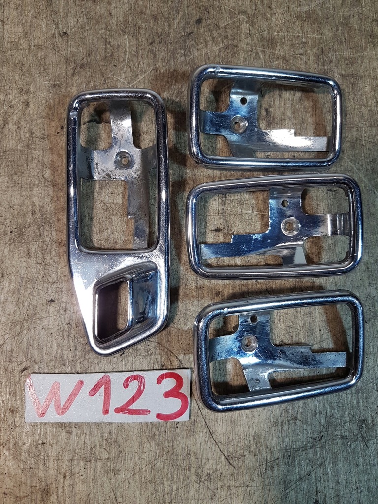 OSŁONA RAMKA KLAMKI DRZWI KOMPLET MERCEDES W123 - 10484151126 ...
