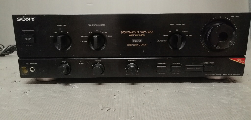 Wzmacniacz Sony TA F270 Japan Stereo Amplifier - 12815777471 ...