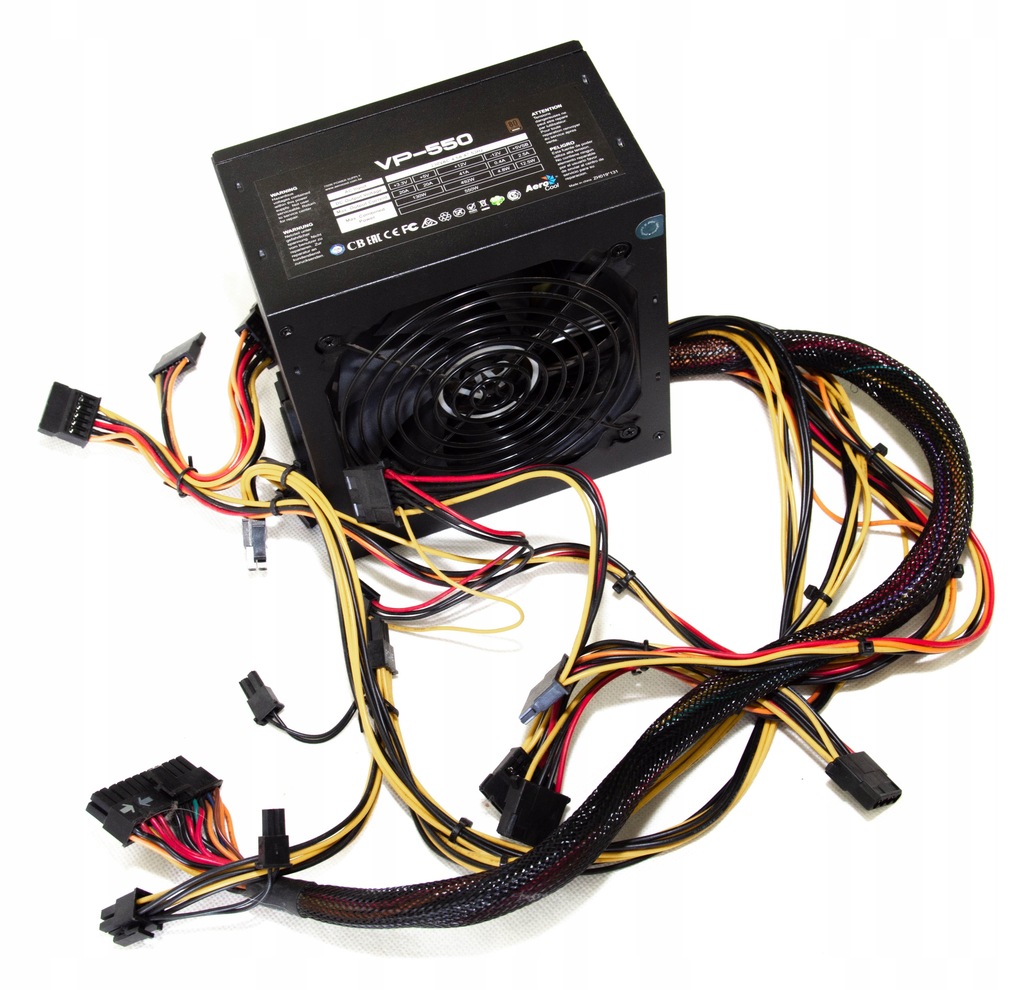 Zasilacz AeroCool VP-550 550W ATX 80 PLUS Bronze - 13978060662 ...