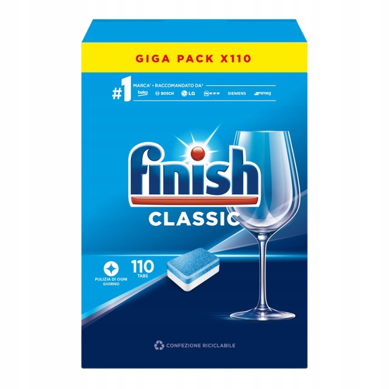 Tabletki do zmywarki Finish CLASSIC 110 sztuk - 13587378349 - oficjalne ...