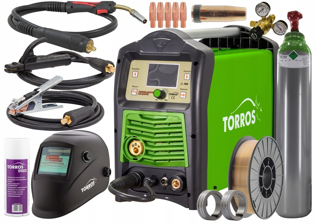 Spawarka Migomat Torros MIG 200 Dual Puls M2009 4DF - 14433076921 ...