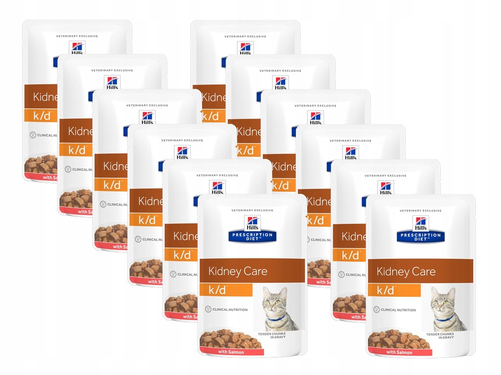 HILL'S PD FELINE K/D Kidney Care Łosoś 12x 85g - 11942930139 - oficjalne archiwum Allegro