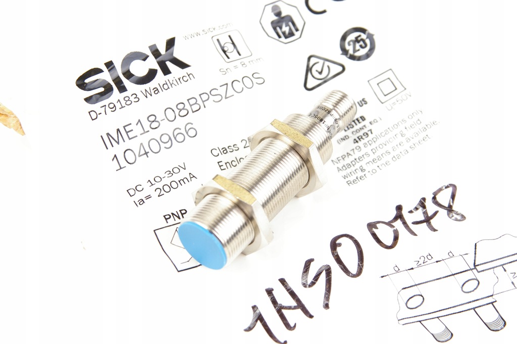 Czujnik Sick IME18-08BPSZC0S 1040966 - 13699468402 - oficjalne archiwum ...