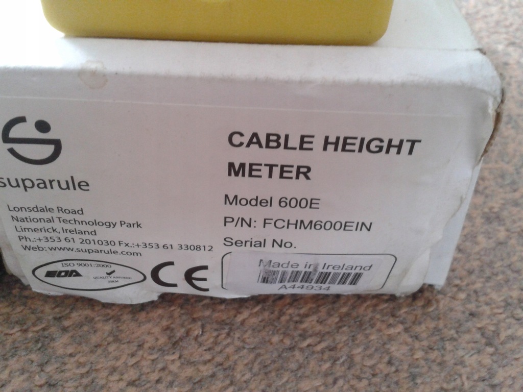 SUPARULE CHM 600E miernik wysokości przewodów - 12114270268 - oficjalne ...