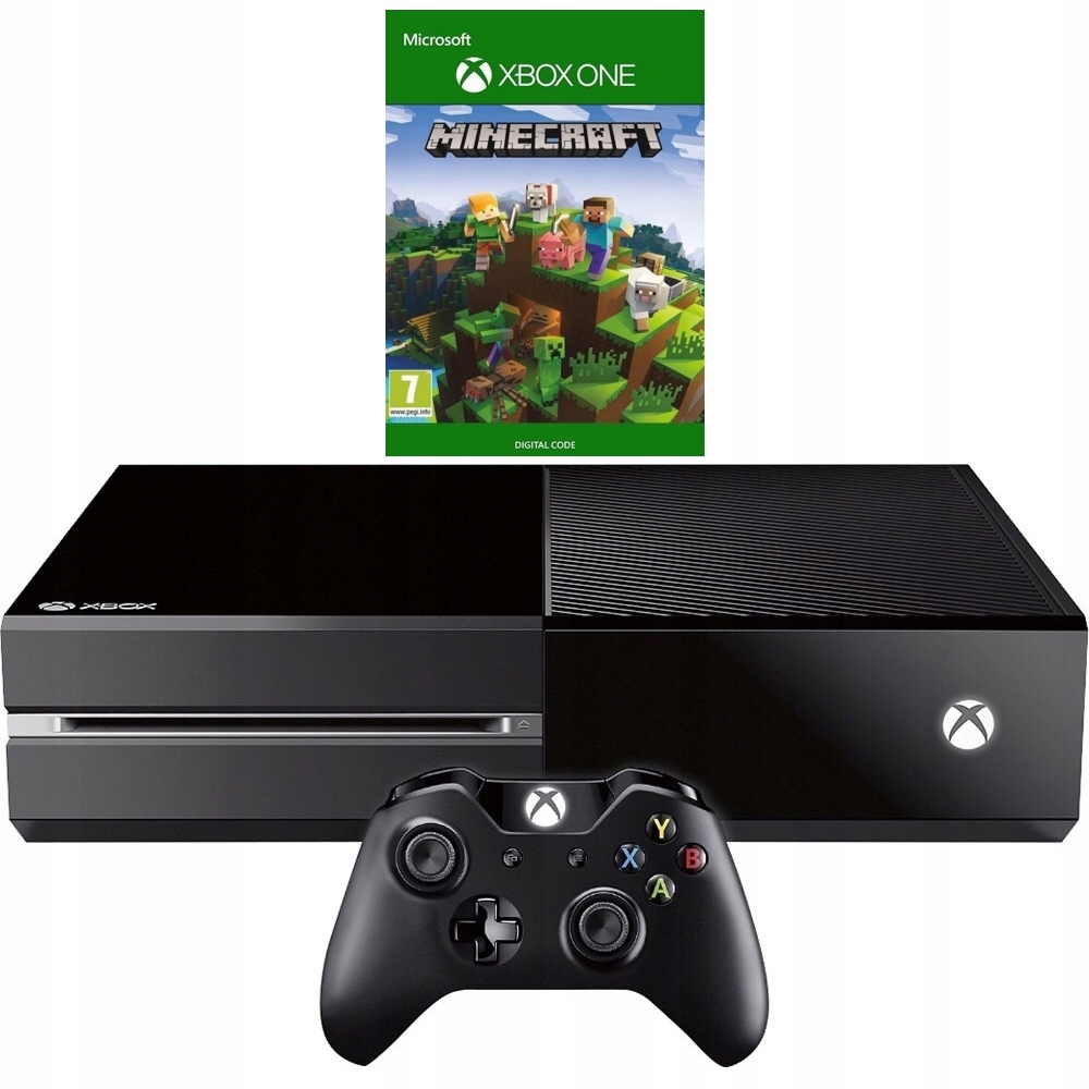 KONSOLA XBOX ONE 1TB/1000GB + PAD + MINECRAFT - 13482156949 - oficjalne ...