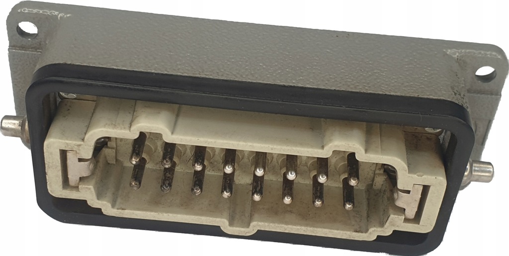 złącze / do szafy wtyczka przemysłowa 16 pinowa / 16-pin # HARTING HAN ...