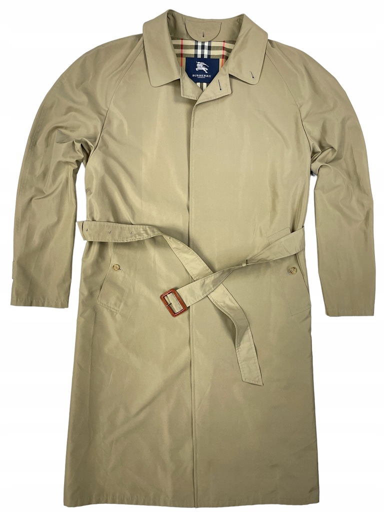 BURBERRY LONDON CAMEL STYLOWY PŁASZCZ PREMIUM _ XL - 12707930597 - oficjalne archiwum Allegro