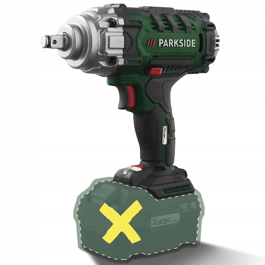 PARKSIDE aku klucz udarowy 1/2"400Nm 20V PASSK 20 Li C3 - 15900554017 ...