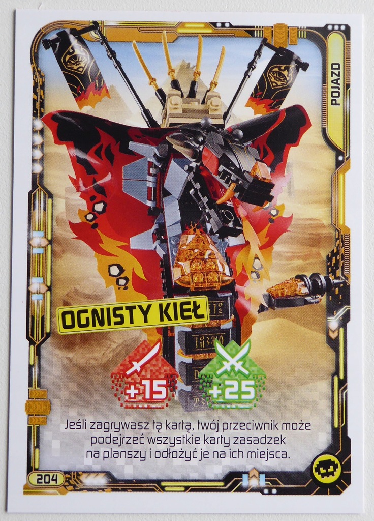 Karta Lego Ninjago seria 5 nr 204 - 12223644600 - oficjalne archiwum ...