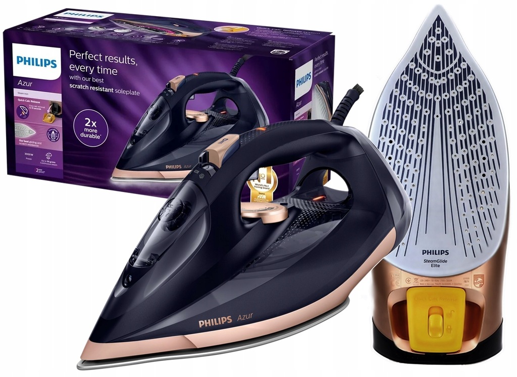 Żelazko Philips Azur GC4909/60 3000 W kabel 3 m - 11531528288 ...