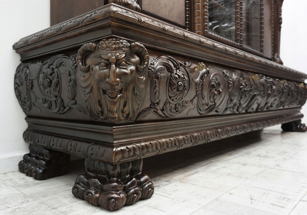 Antyk biblioteka - witryna z lat 30-tych RENOWACJA - 12619375198 ...