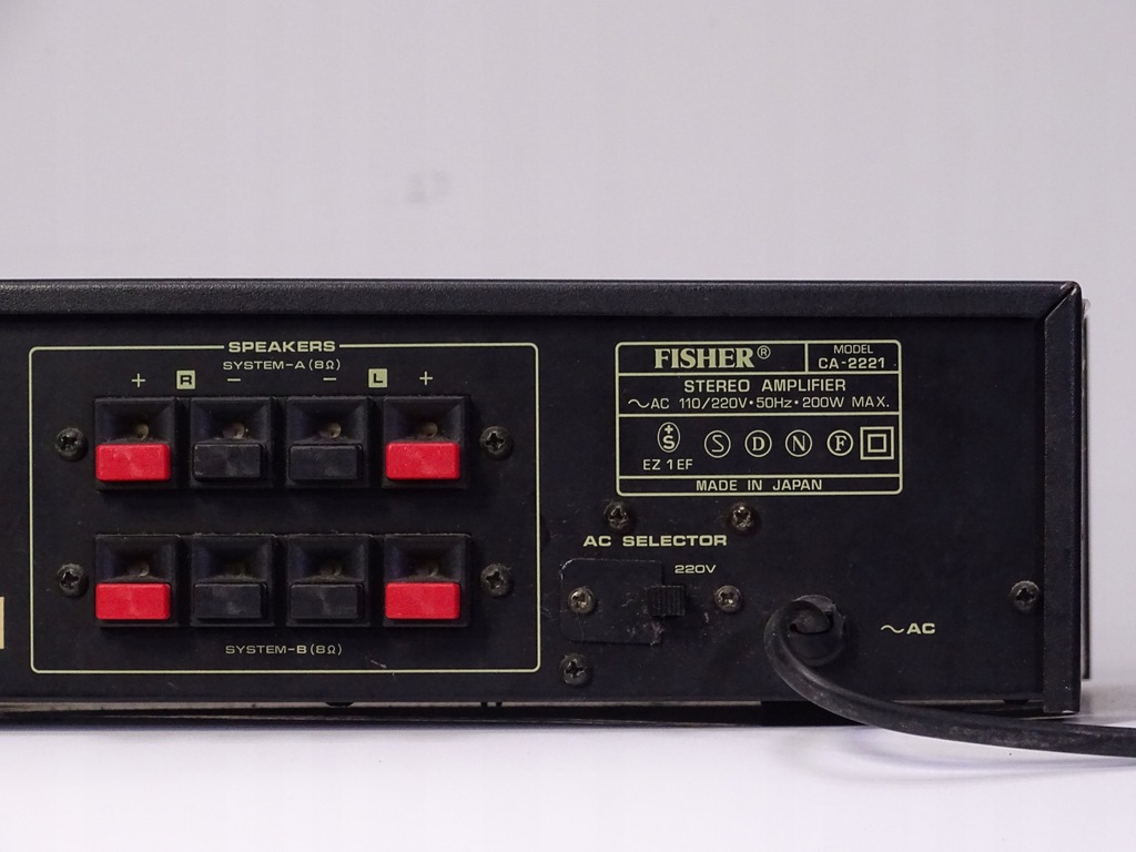Купить СТЕРЕОУСИЛИТЕЛЬ FISHER CA-2221: отзывы, фото и характеристики на ...