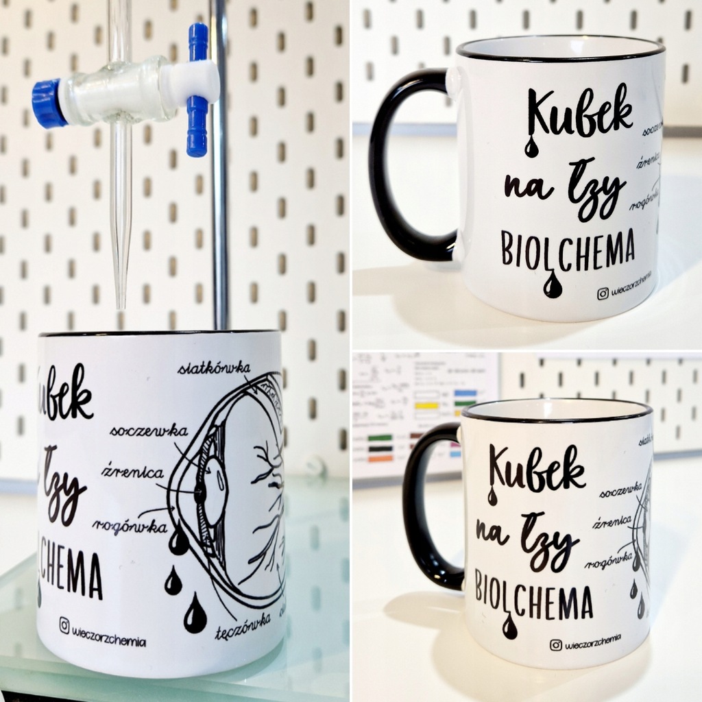 Kubek na łzy biolchema / kubek ucznia - 14728813190 - oficjalne archiwum Allegro