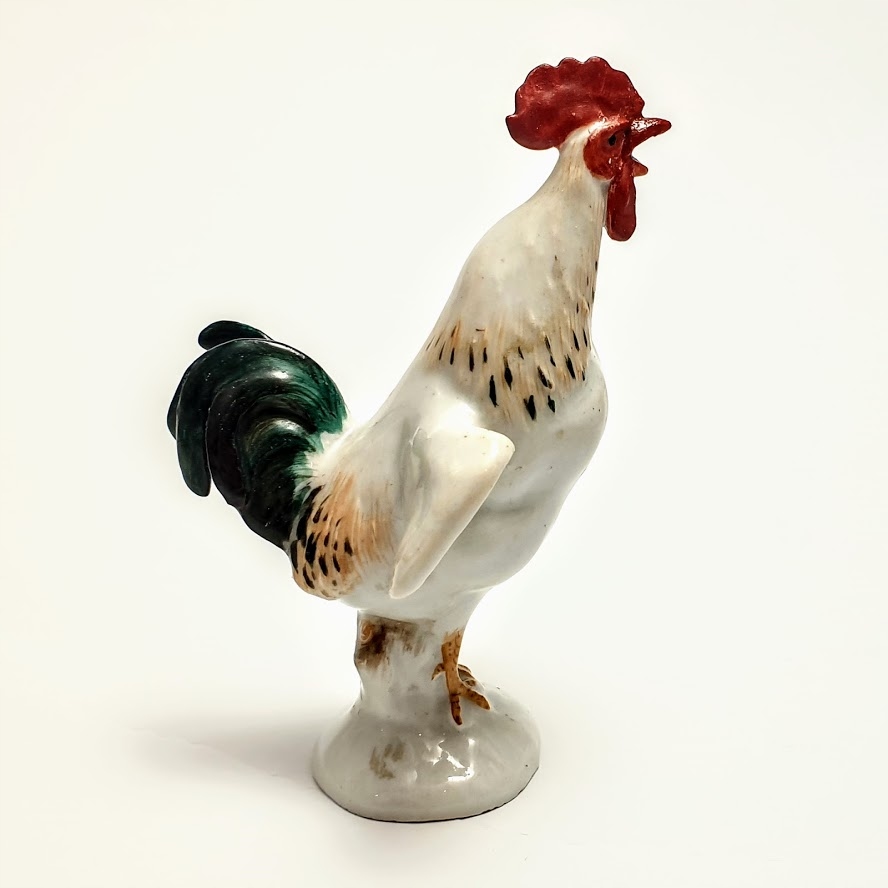 Figurka Kogut, MIŚNIA, Max Bochmann, I poł. XXw. - 9768285957 ...