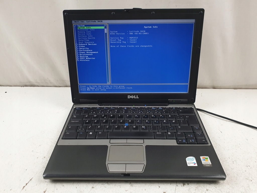 Dell Latitude D420 (2052224) - 13137836475 - oficjalne archiwum Allegro