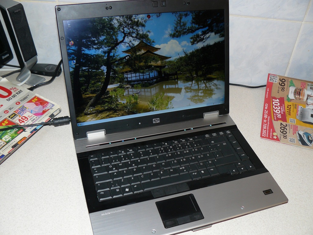 HP EliteBook 8530w - Zasil. HD250GB Ram 4GB NVIDIA - 12621686333 ...
