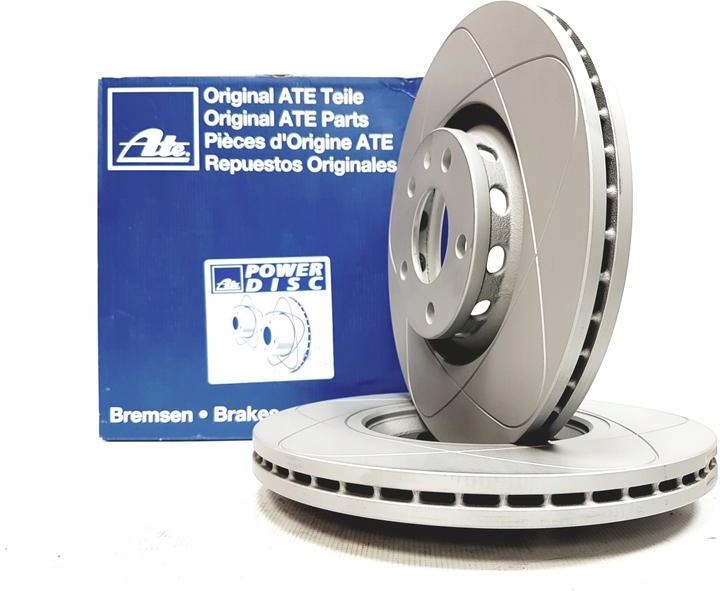 ATE POWER DISC TARCZE PRZÓD AUDI A4 B6 B7 A6 C5 - 14138711759 ...
